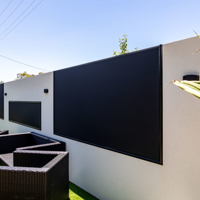 Fixed Fabric Fence – Nu Style Roller Shutters
