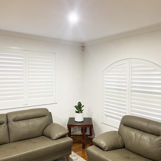 Custom Curved PVC Louvers – Nu Style Roller Shutters
