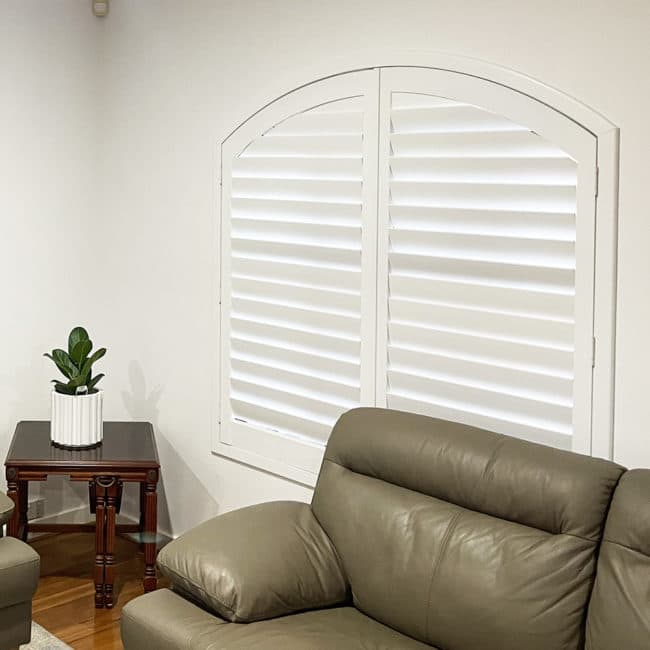 Custom Curved PVC Louvers – Nu Style Roller Shutters