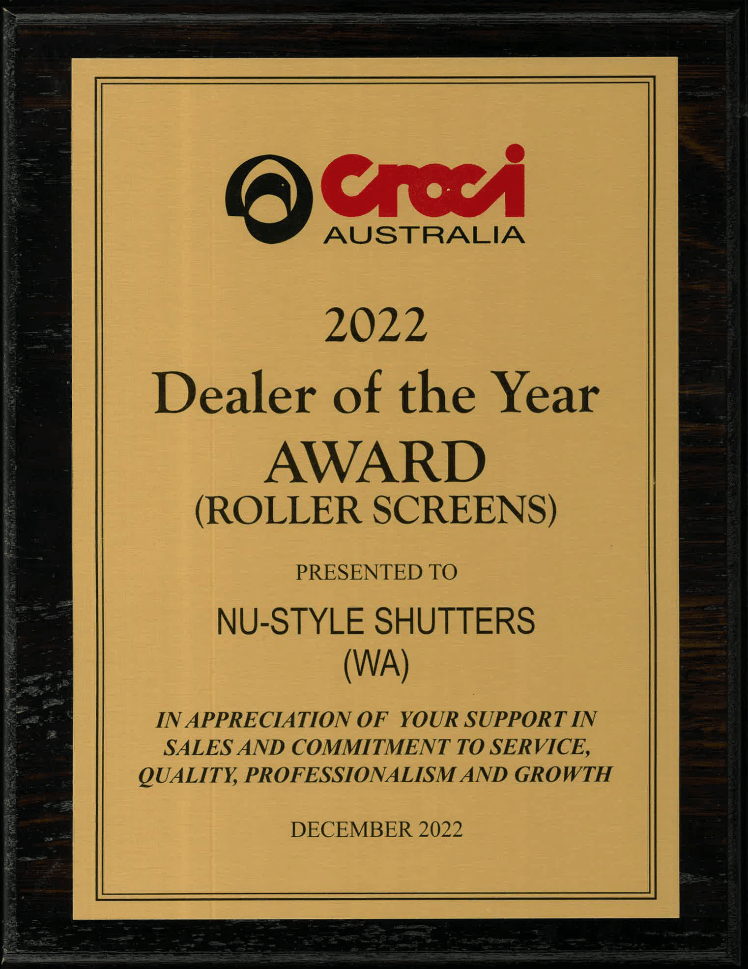 Our Recognition